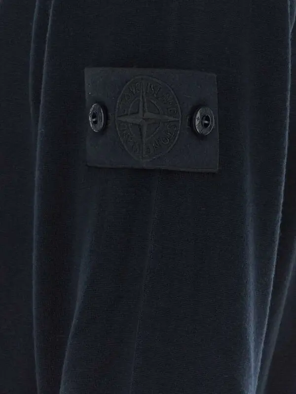 Stone Island Long Sleeve Polo Shirt - Blue