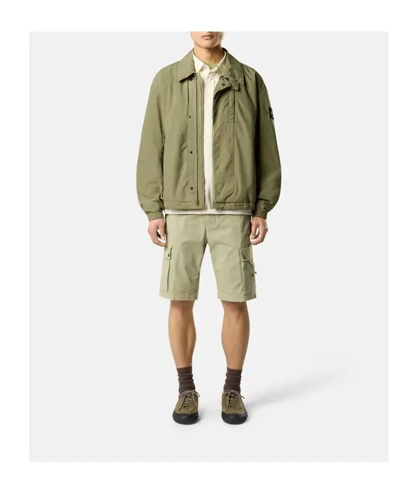 Stone Island Long Sleeve Jacket With Logo Patch