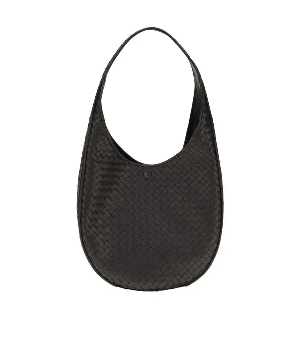 Bottega Veneta Small Ovetto Shoulder Bag - Black