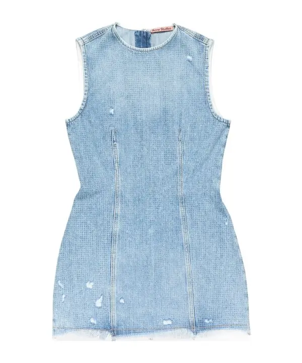 Acne Studios Frayed Mini Dress