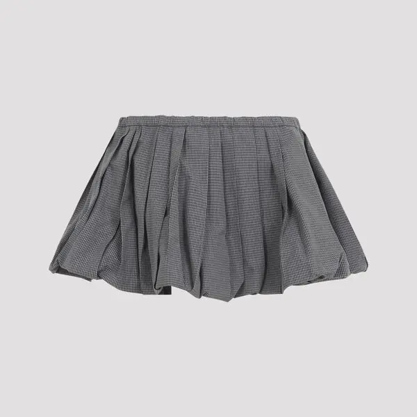 Miu Miu Pleated Midi Skirt