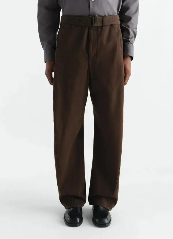 LEMAIRE Belted Straight Leg Trousers