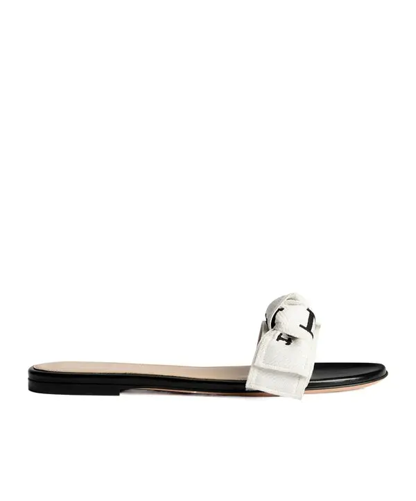 Dior Round-toe Flat Sandals