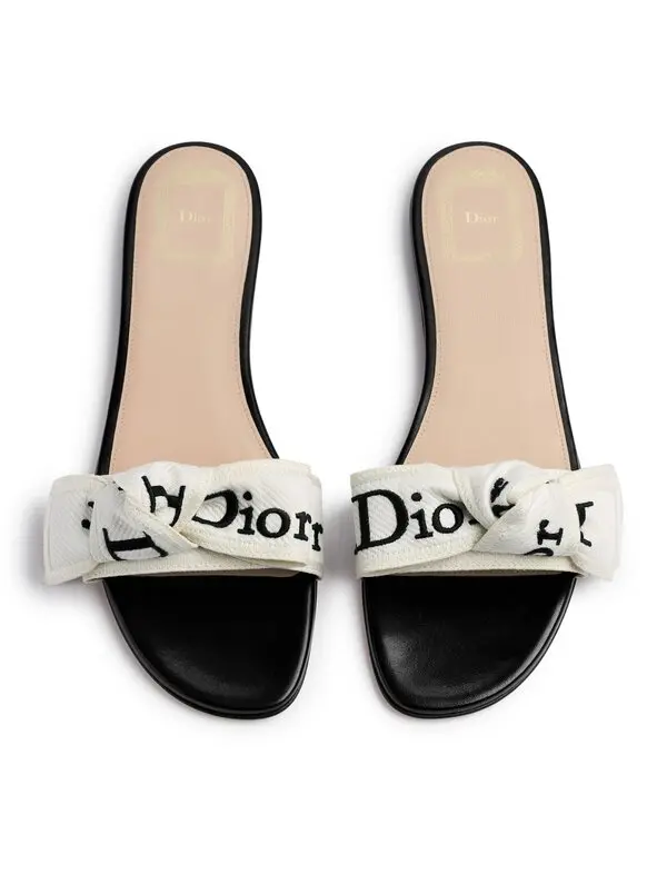 Dior Round-toe Flat Sandals