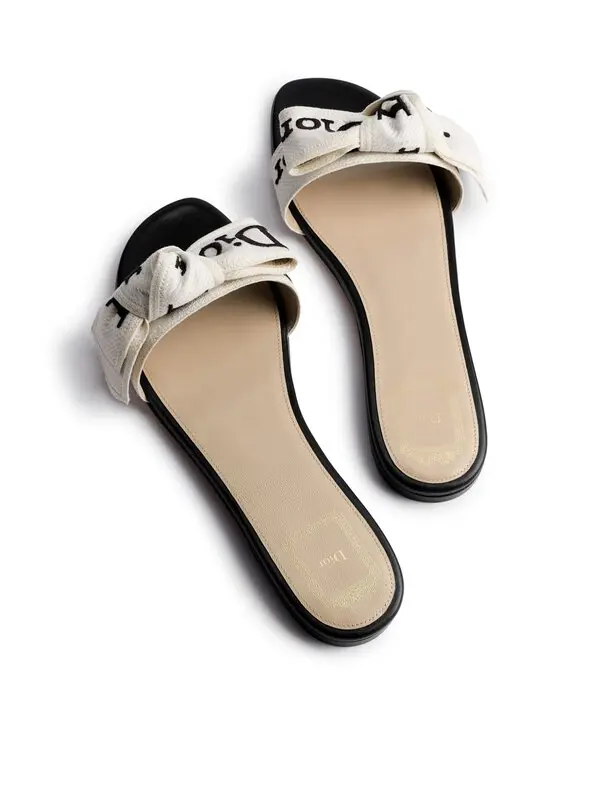 Dior Round-toe Flat Sandals