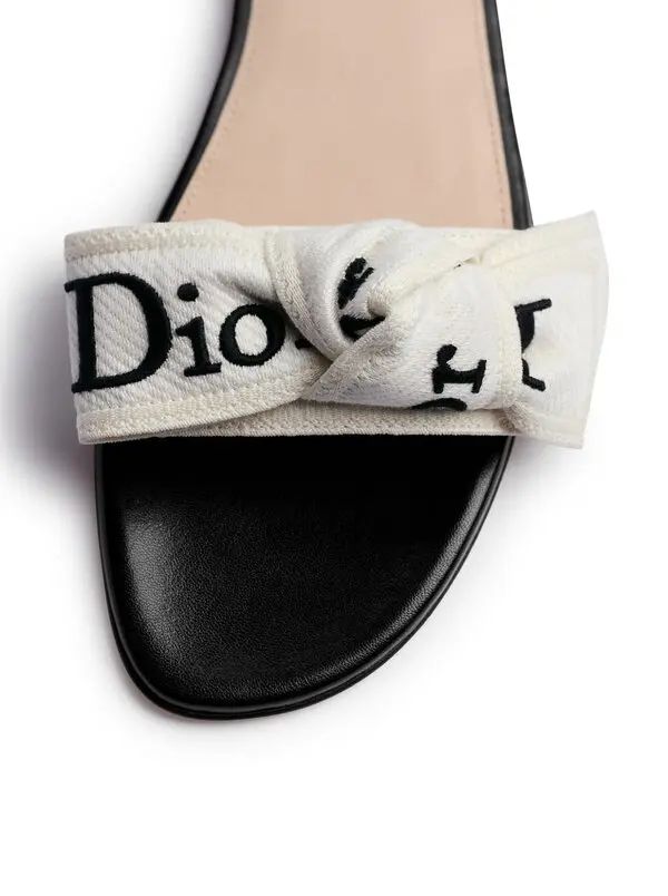 Dior Round-toe Flat Sandals