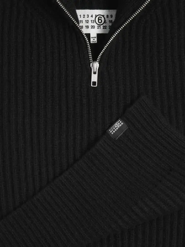 MAISON MARGIELA Knitted Half-zip Vest