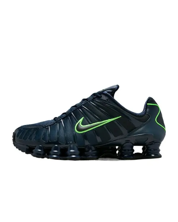 Nike Shox Tl Mesh Sneakers - Thunder Blue/obsidian/volt/black