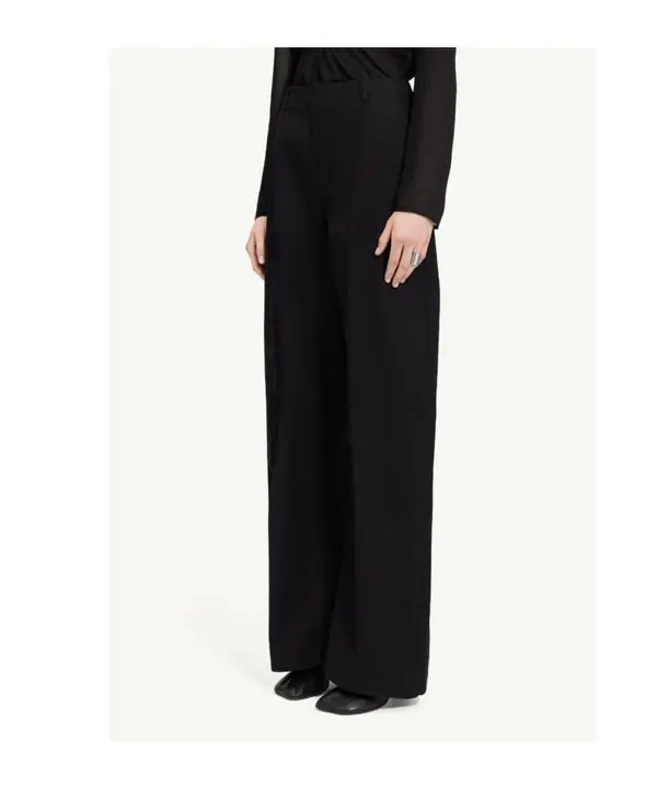 MAISON MARGIELA Pleated Wide-leg Trousers
