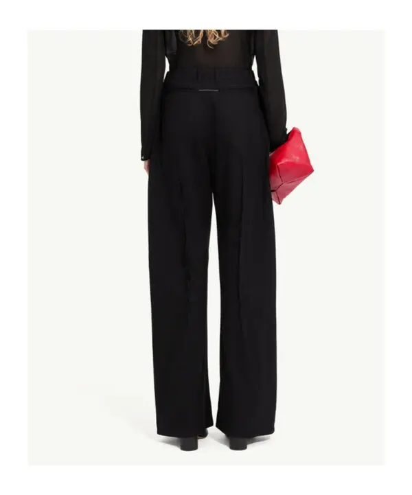 MAISON MARGIELA Pleated Wide-leg Trousers