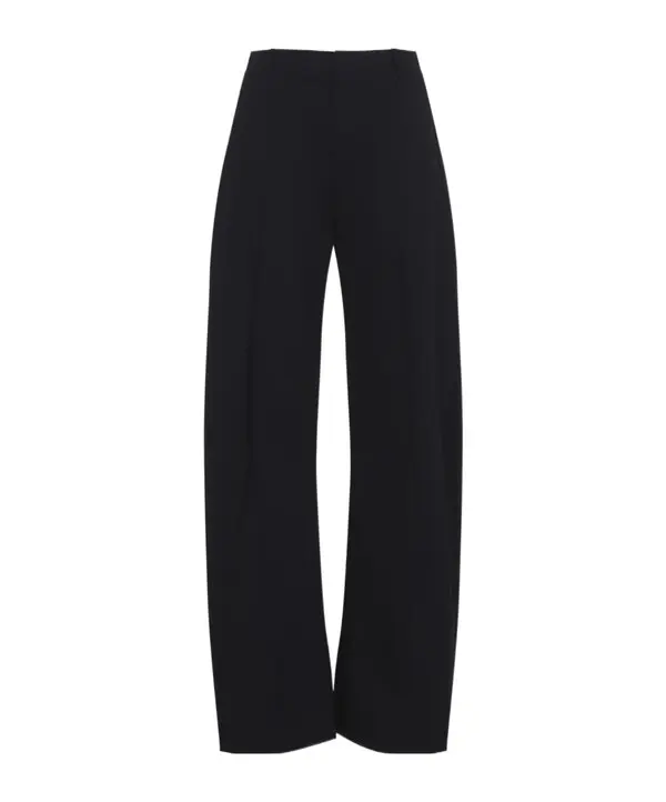 MAISON MARGIELA Pleated Wide-leg Trousers - Black
