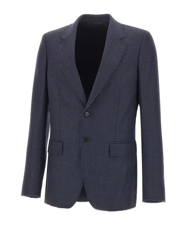 MAISON MARGIELA Frayed Single-breasted Blazer