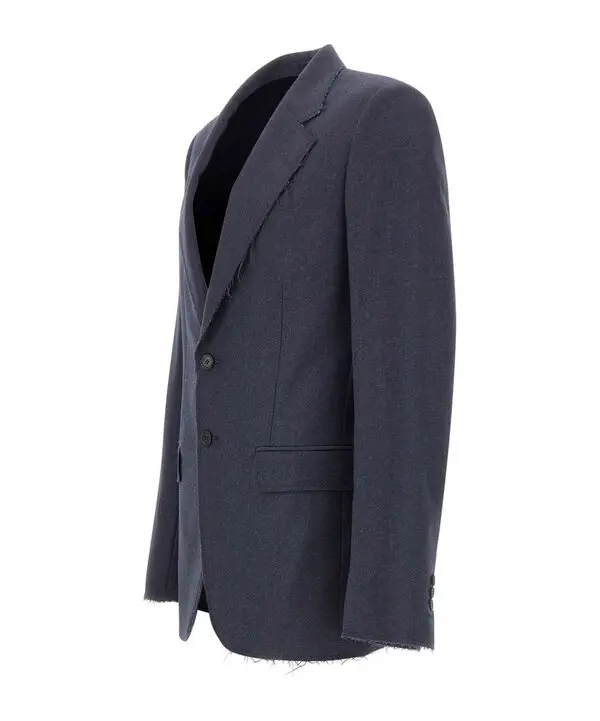 MAISON MARGIELA Frayed Single-breasted Blazer