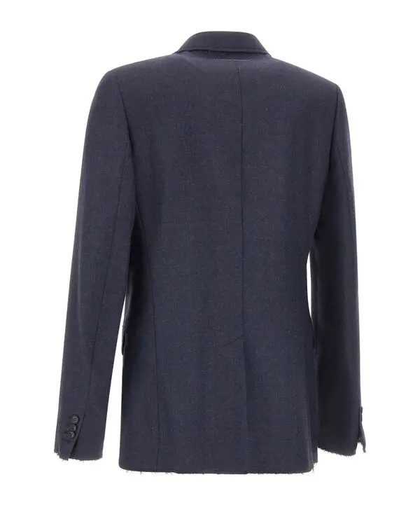 MAISON MARGIELA Frayed Single-breasted Blazer