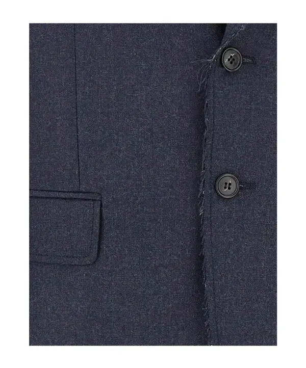 MAISON MARGIELA Frayed Single-breasted Blazer
