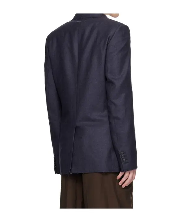 MAISON MARGIELA Frayed Single-breasted Blazer