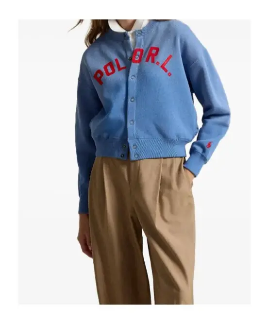 Polo Ralph Lauren Logo-print Press-stud Cardigan