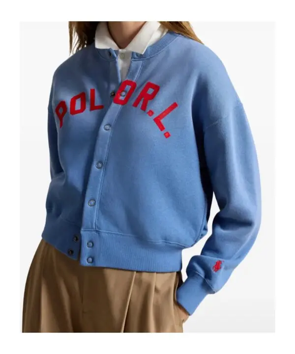 Polo Ralph Lauren Logo-print Press-stud Cardigan