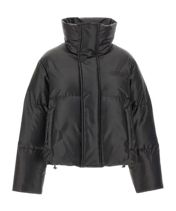 MAISON MARGIELA Padded Cropped Jacket - Ebony