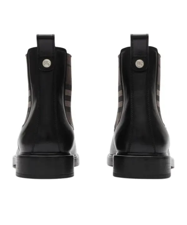 Burberry Leather Pembroke Boots