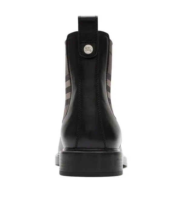 Burberry Leather Pembroke Boots