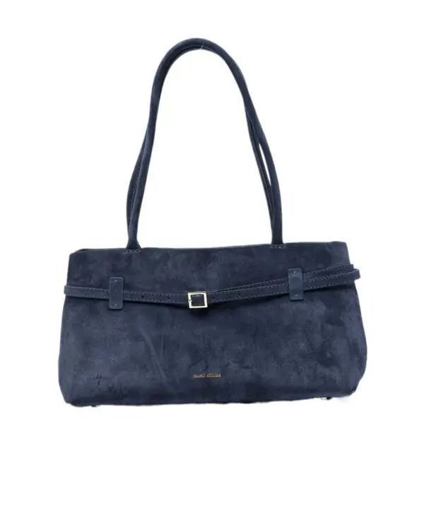 Manu Atelier Logo-lettering Handbag - Blue