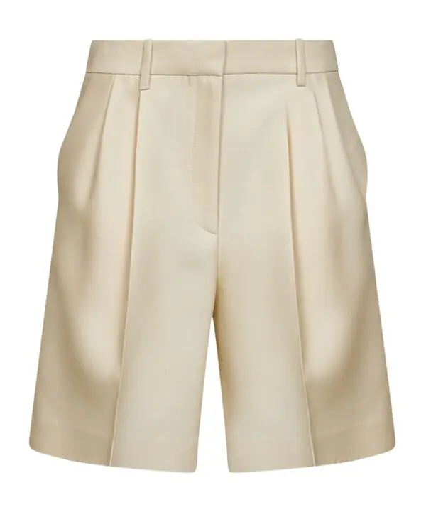 Khaite Pleated Knee-length Shorts - No