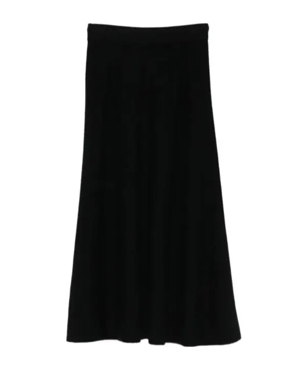 LISA YANG Torie Knitted Skirt - Black