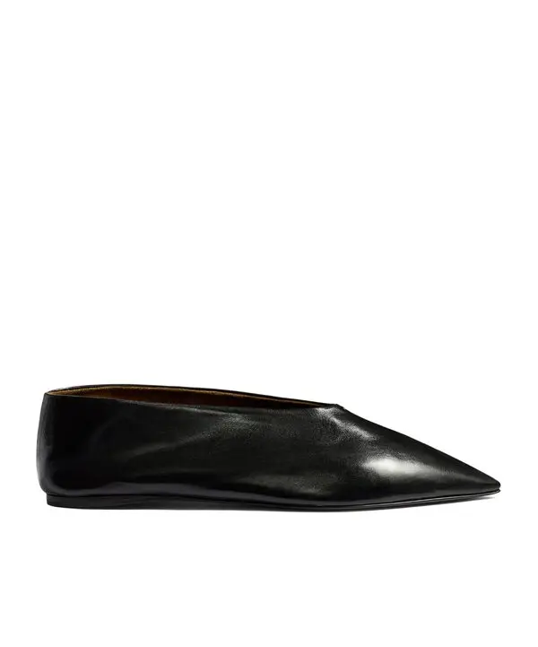 Khaite Pointed-toe Flats