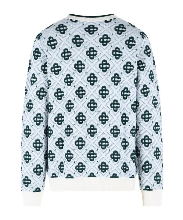 Casablanca Monogram Wool Sweater