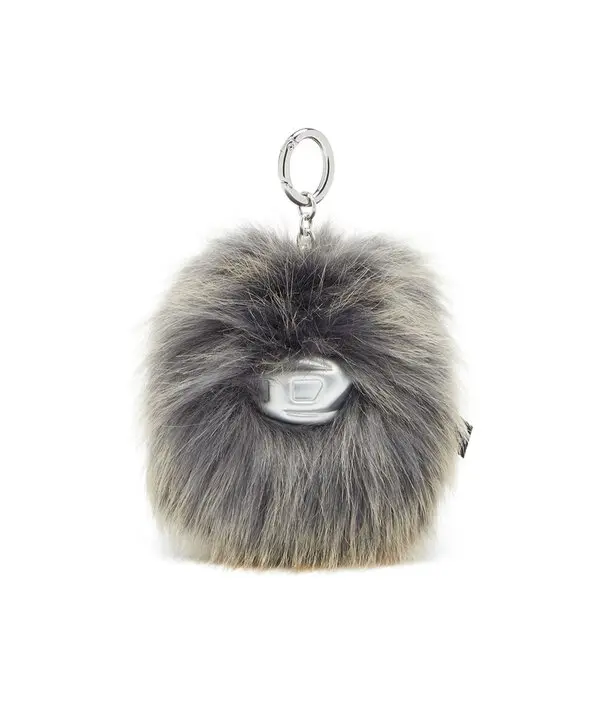 DIESEL® Oval D Furry Bag Charm