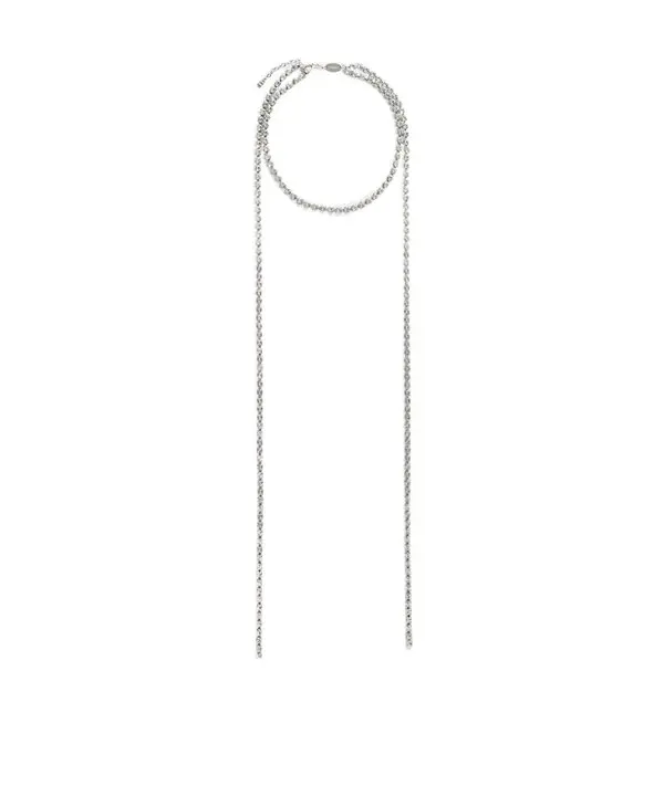 Dsquared2 Chic Night Necklace With Rhinestones - Silver