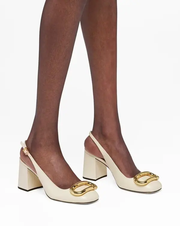 Marc Jacobs The Pop J Marc Slingback - Cloud White