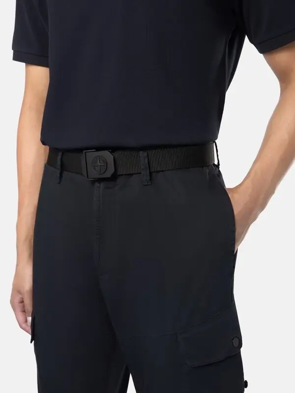 Stone Island Logo Buckle Belt