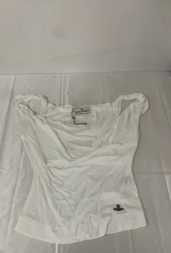VIVIENNE WESTWOOD Draped Tank Top - White