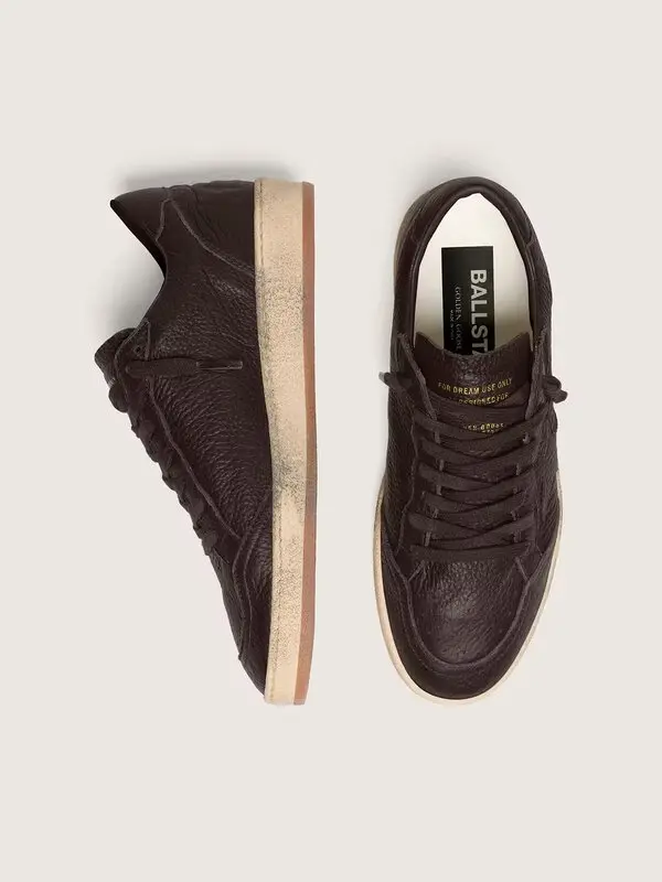 GOLDEN GOOSE Ballstar Lace-up Sneakers - Black