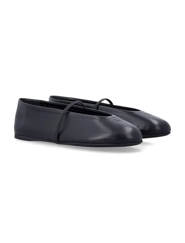 Miu Miu Round-toe Ballet Flats
