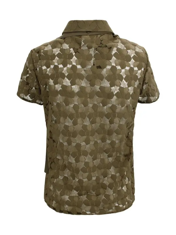 Max Mara Lace Short-sleeve Shirt