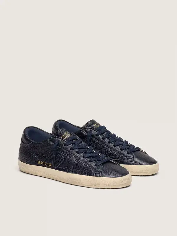 GOLDEN GOOSE Super Star Lace-up Sneakers - Black