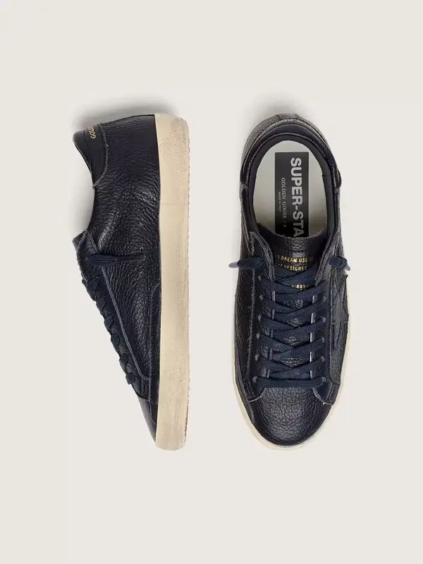 GOLDEN GOOSE Super Star Lace-up Sneakers - Black