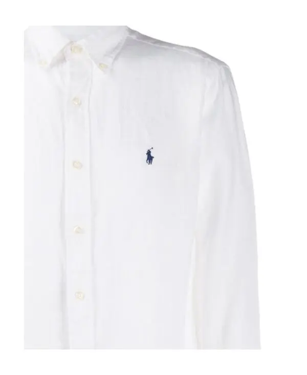 Polo Ralph Lauren Logo Embroidered Long-sleeved Shirt