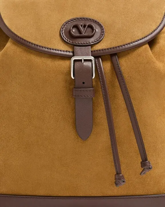 Valentino Garavani Drawstring Buckle Detailed Backpack