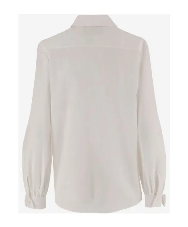 Valentino Garavani Long Sleeve Collared Shirt With Chest Pocket