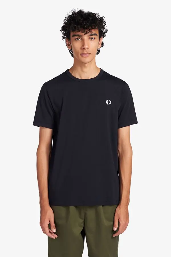 Fred Perry Ringer Cotton T-shirt