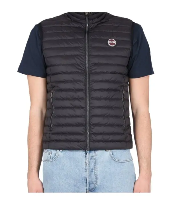 COLMAR Zippered Down Vest - Black