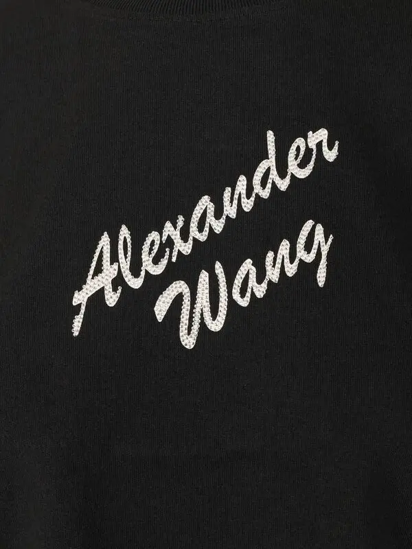 Alexander Wang Logo-embellished Crewneck T-shirt