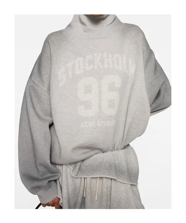 Acne Studios High-neck Logo Graphic Sweater