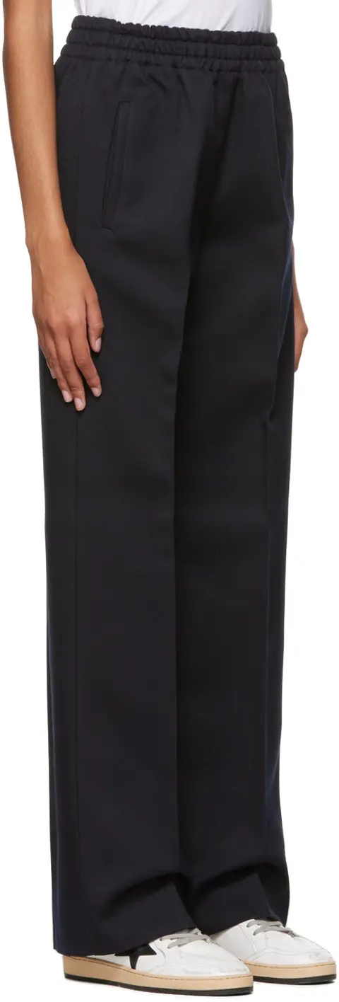 GOLDEN GOOSE Logo Detailed Trousers