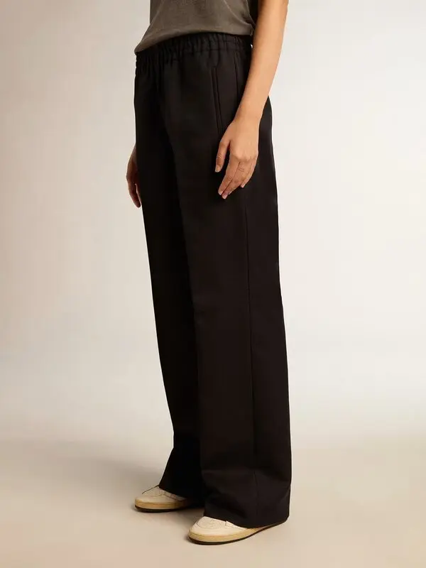 GOLDEN GOOSE Logo Detailed Trousers
