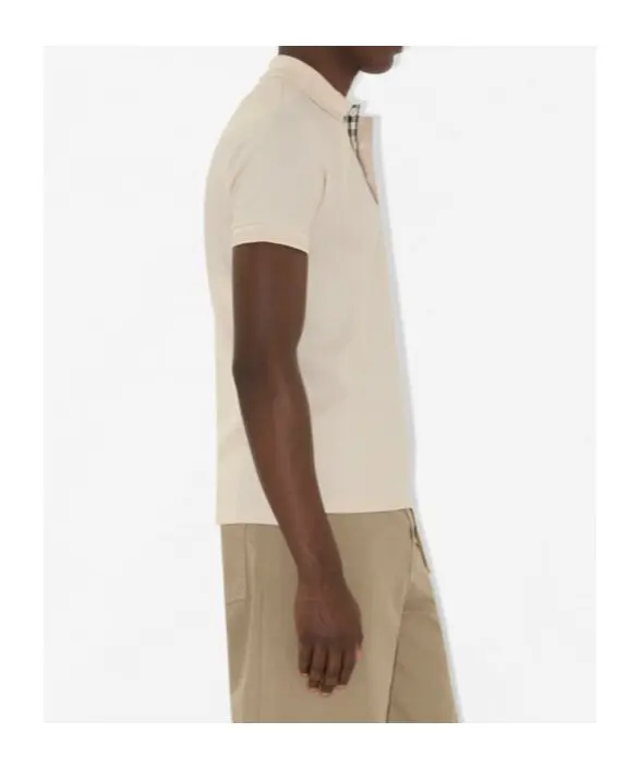 Burberry Cotton Polo Shirt - Clam